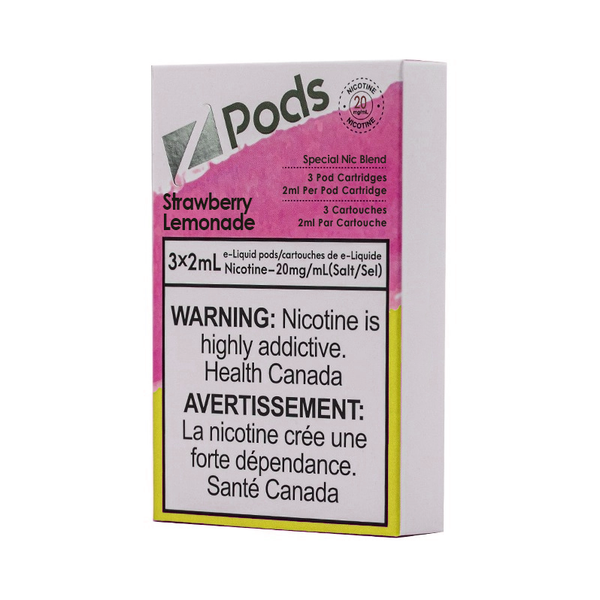 Z Pods Strawberry Lemon Stlth Compatible Pods – Infinite Vapes Canada